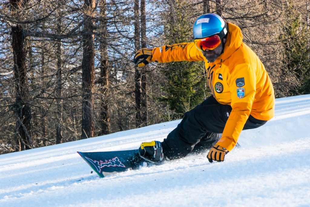 Professional Snowboard • Sansicario Action